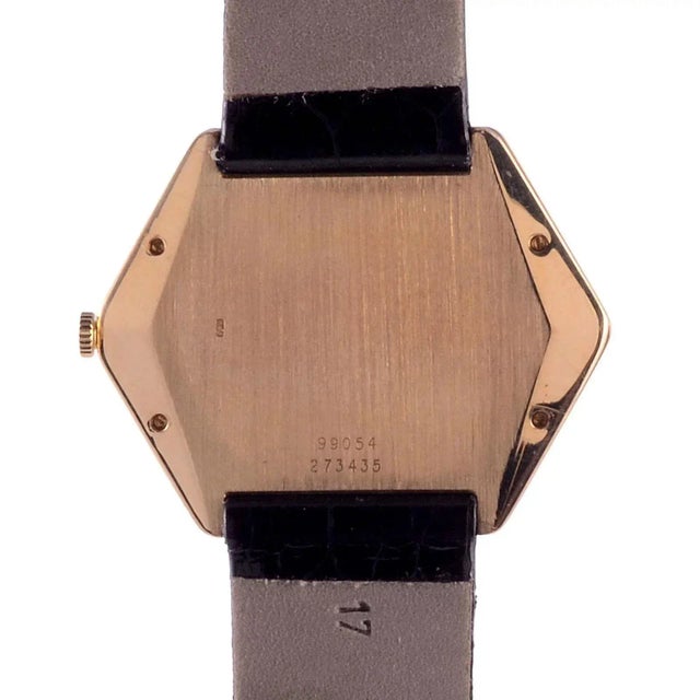 1970s Piaget 18 Karat Gold Hexagonal Wrist Watch | Chairish