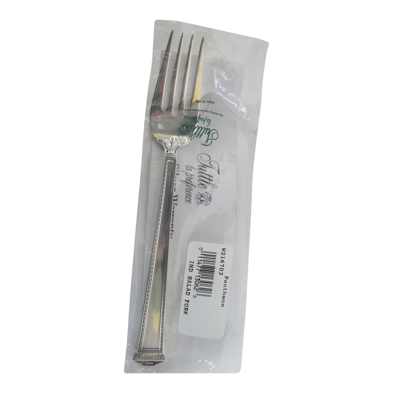 Tuttle Sterling Silver Pantheon Salad Fork Unused in Original Packaging ...