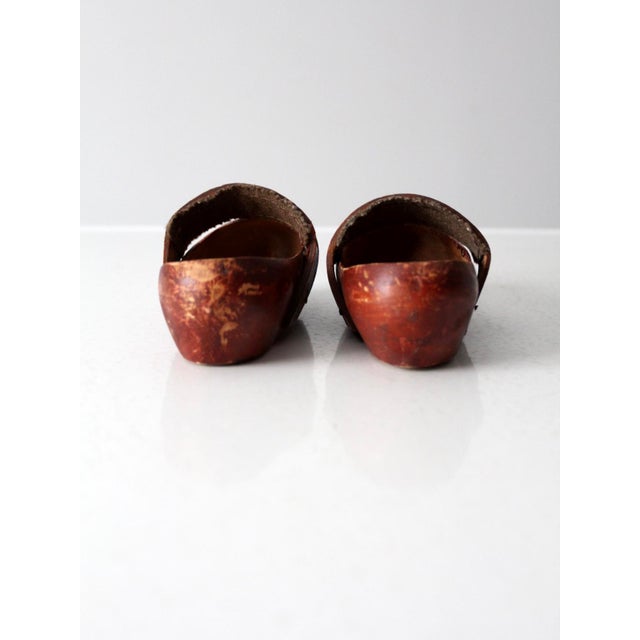 Vintage Folk Art Clogs | Chairish