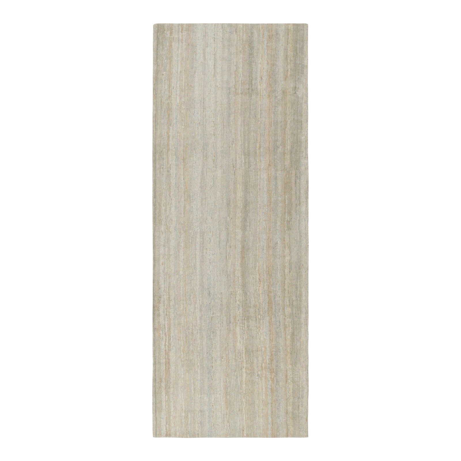 Open Field Modern Rug Beige Gray Texture of Color Silk Runner by Rug ...