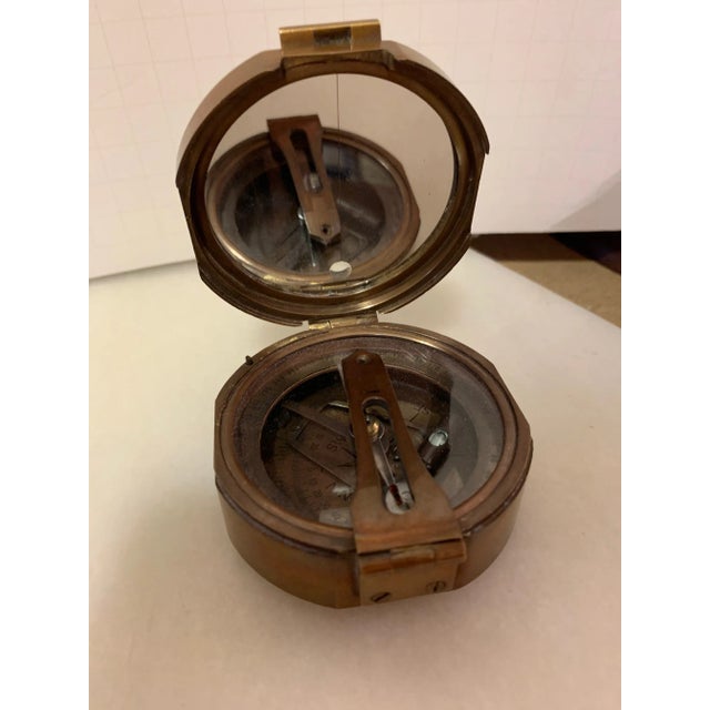 1940s This Solid Brass Compass | Chairish