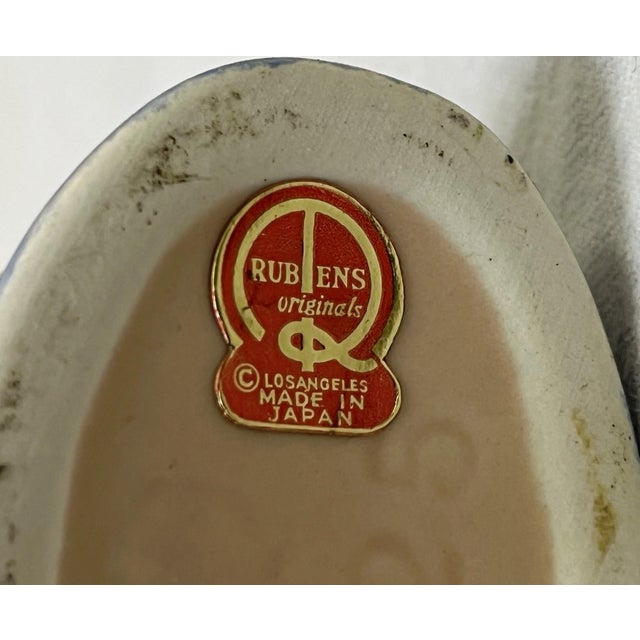 1950's Rubens Japan Porcelain Head Vases With Original Labels Set of 3 | Chairish