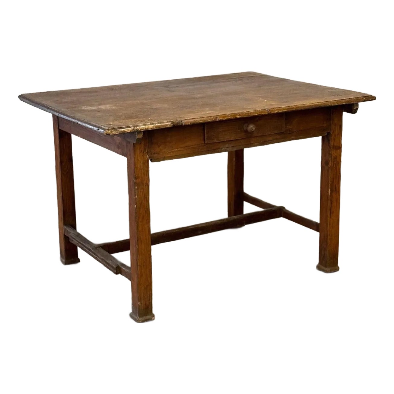 1940s Primitive Desk in Aged Pine | Chairish
