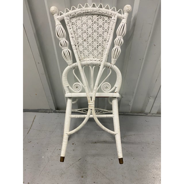 Wakefield Rattan Co. Victorian Wicker Chair, C. 1900 | Chairish