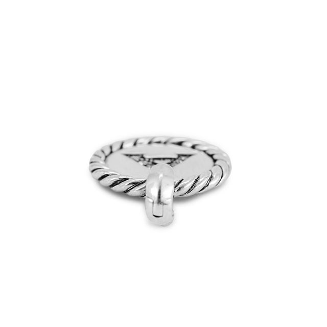 David Yurman Cable Collectibles 925 Silver Diamond “A” Initial Charm ...