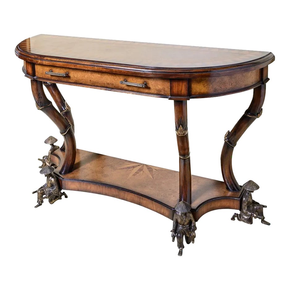 Vintage Asian Style Console Table | Chairish