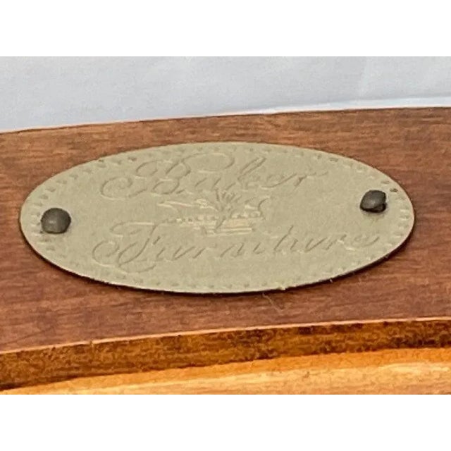 1980s Baker Spoon-Back Lounge Chairs English Regency Style - a Pair ...