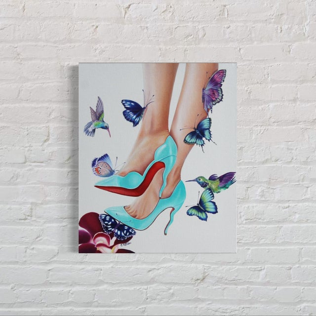 Contemporary Surrealist Figurative Fashion Oil Painting by Sofia ...