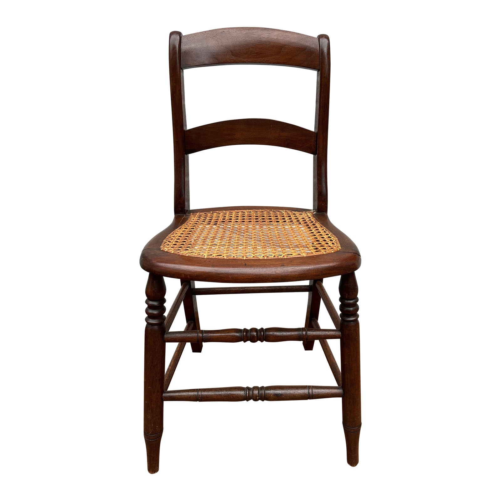 1930s Vintage Cane Chair | Chairish
