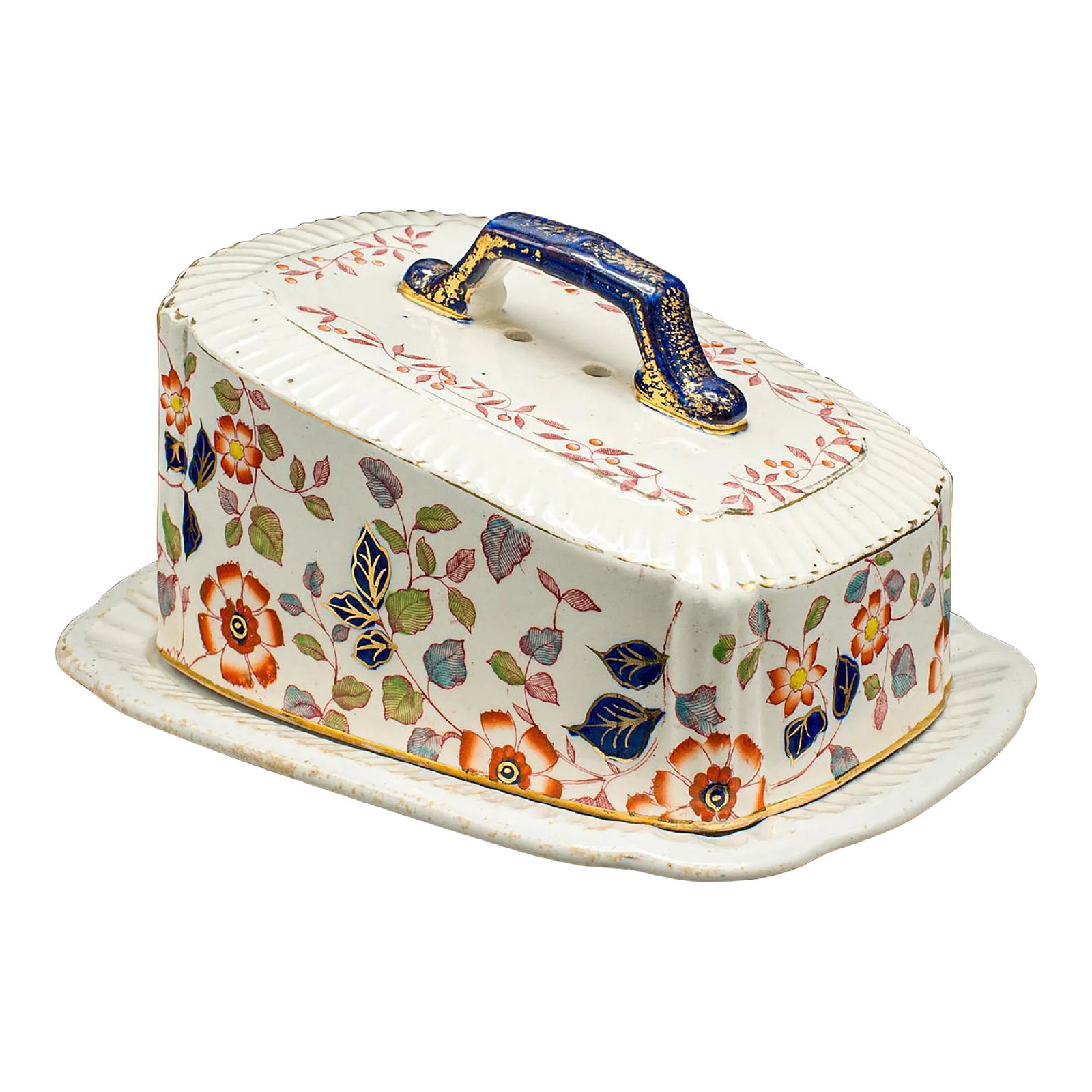 1900's Antique Decorative Cheese Keeper | Chairish