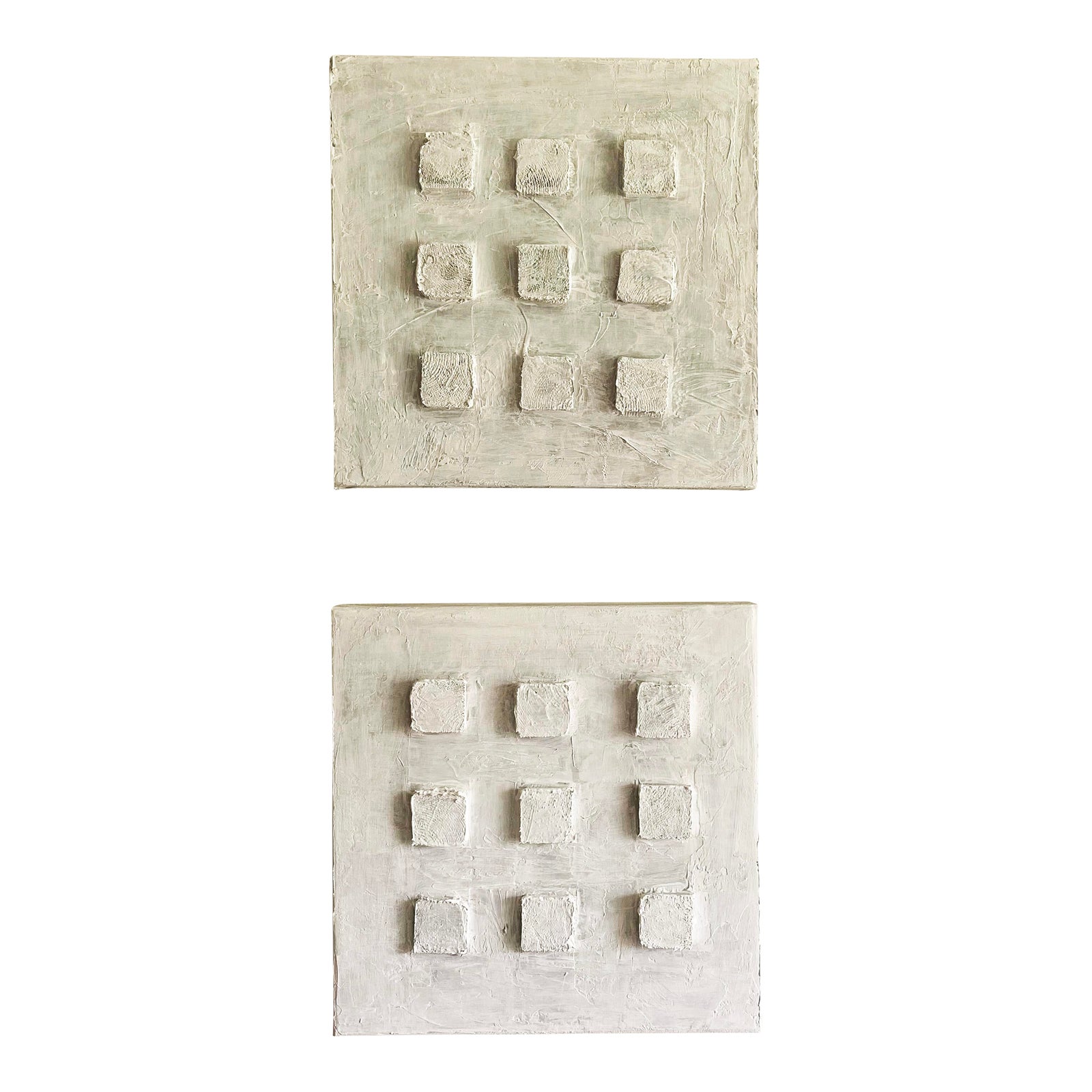 Plaster Textured Art Urban Modern Abstract Style Imitation Cement Block ...