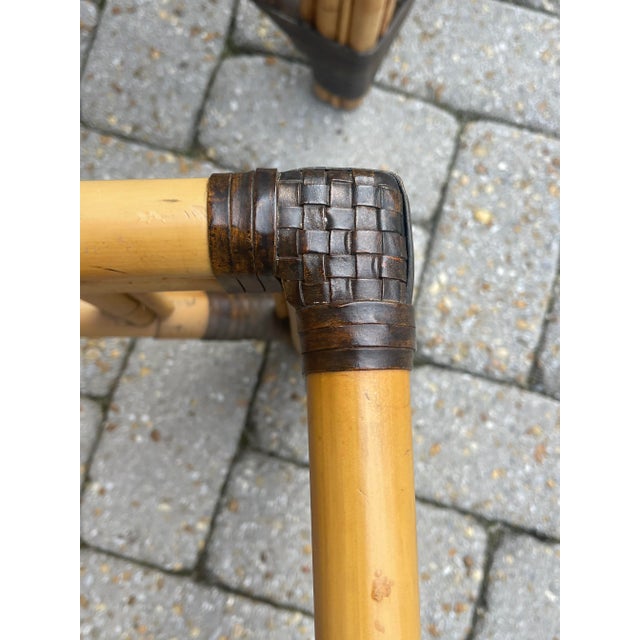 Tropical Coastal Tradewinds Split Reed Club Chair With Ottoman in ...