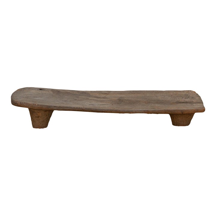 Country Side African Low Profile Table | Chairish