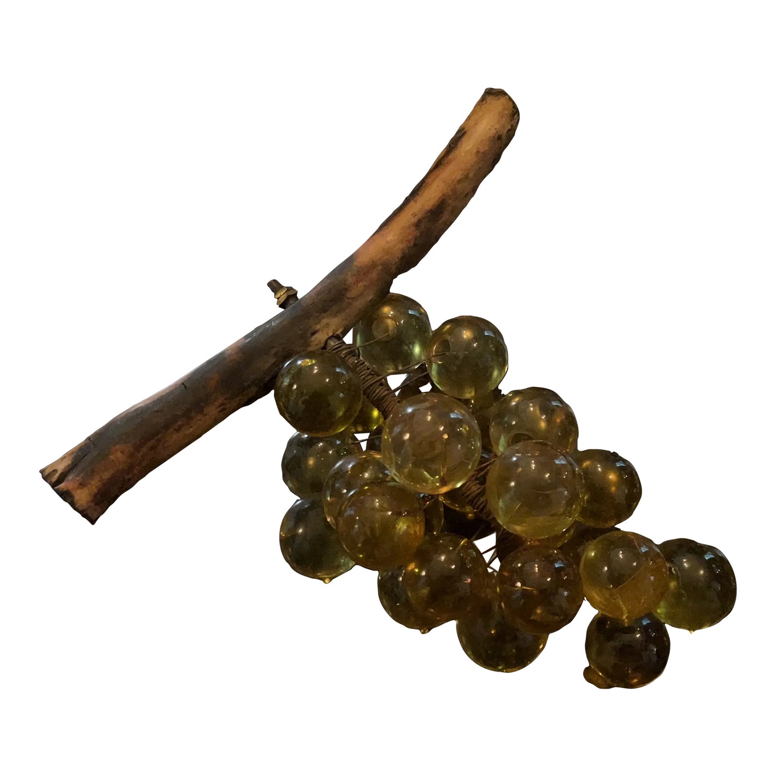 Mid Century Large Lucite Grape Cluster | Chairish
