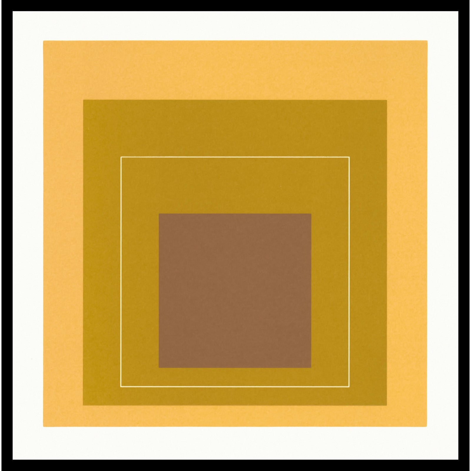 1966 Lithograph "WLS-XVl" by Josef Albers | Chairish
