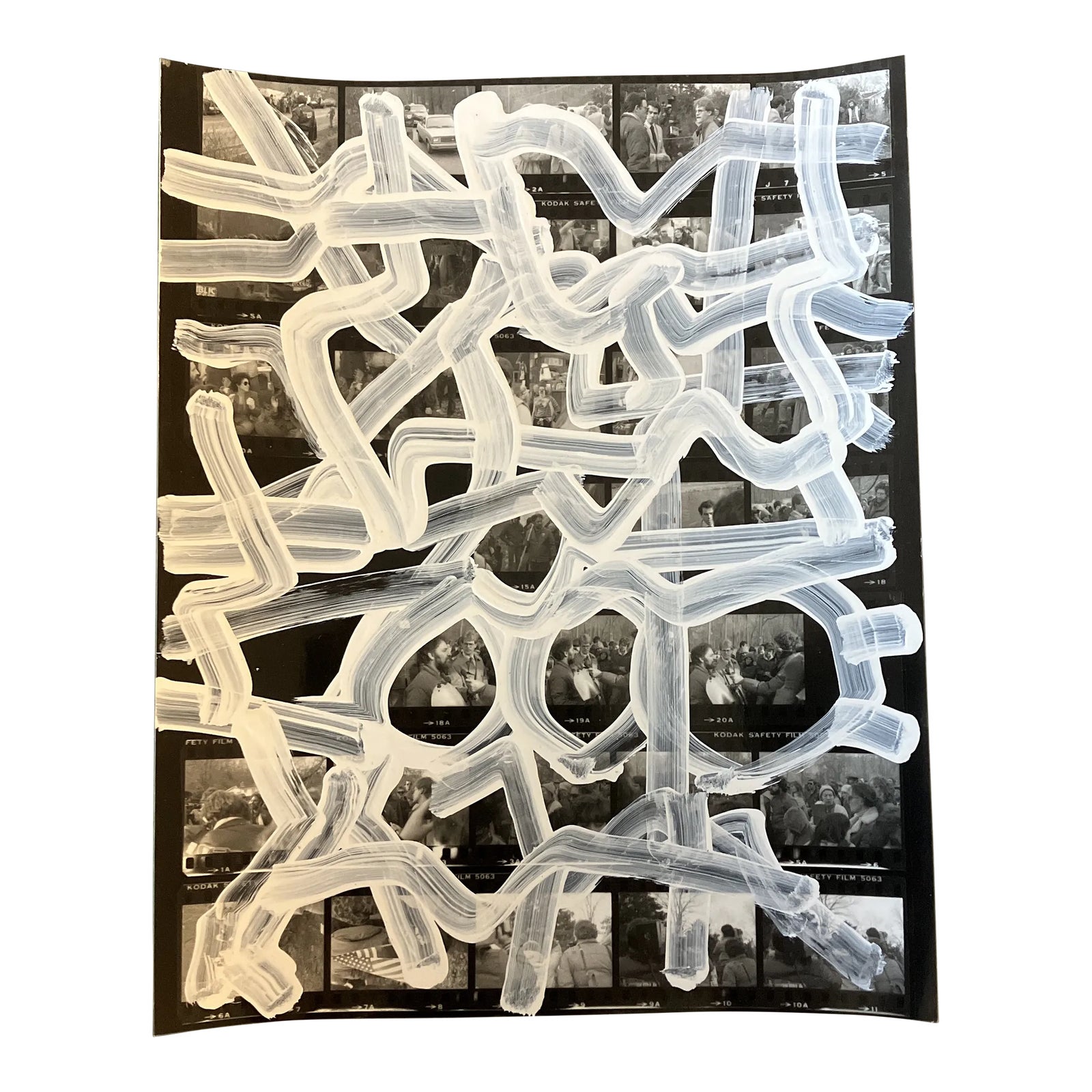 Contemporary Original Wayne Cunningham Abstract Painting/Proof Sheet ...