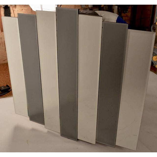 Two-Tone Stepped Mirror | Chairish