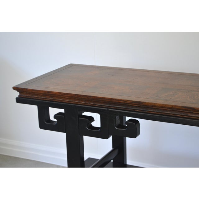 1960s Mid-Century Asian Inspired Console Table | Chairish