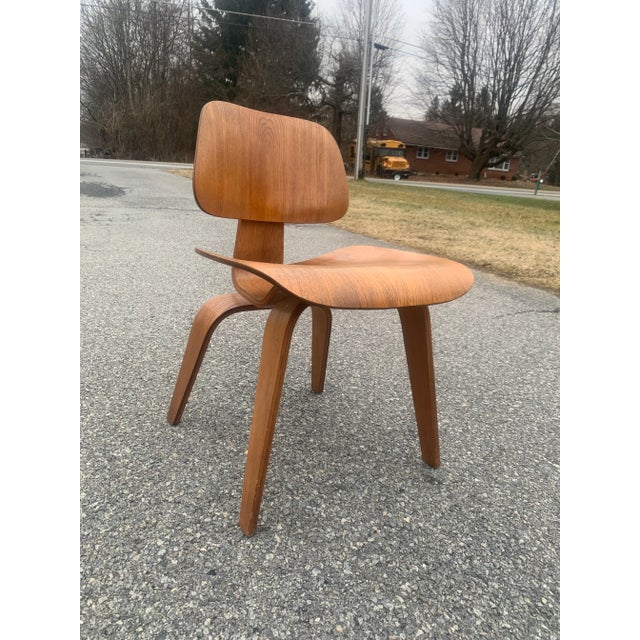 Early 2nd Generation Eames Dcw Herman Miller Calico Ash Chair | Chairish
