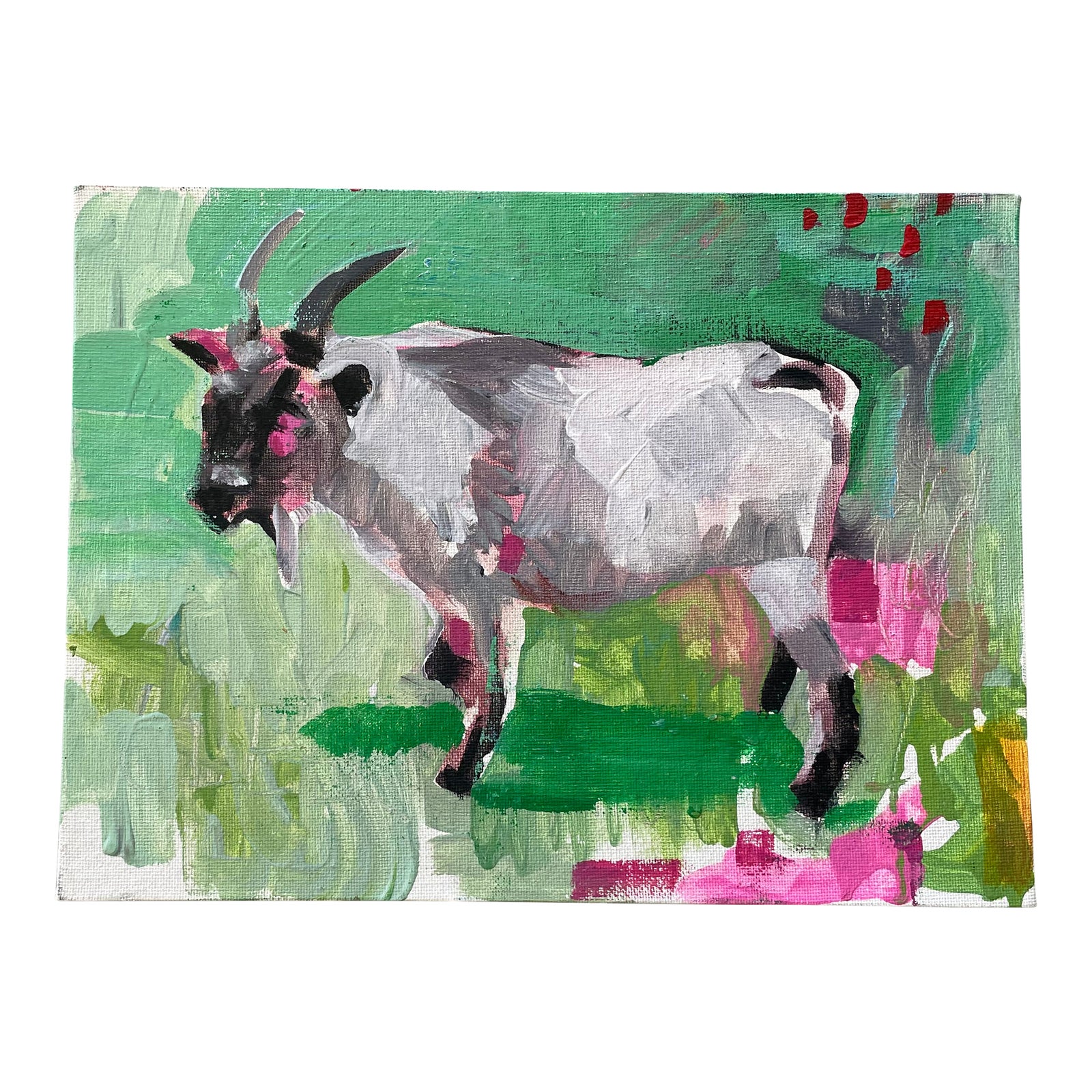 The Goat Painting by Joseph Christy | Chairish