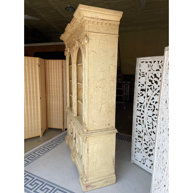 1980s Vintage Roman Neoclassical Revival Style Distress Painted ...