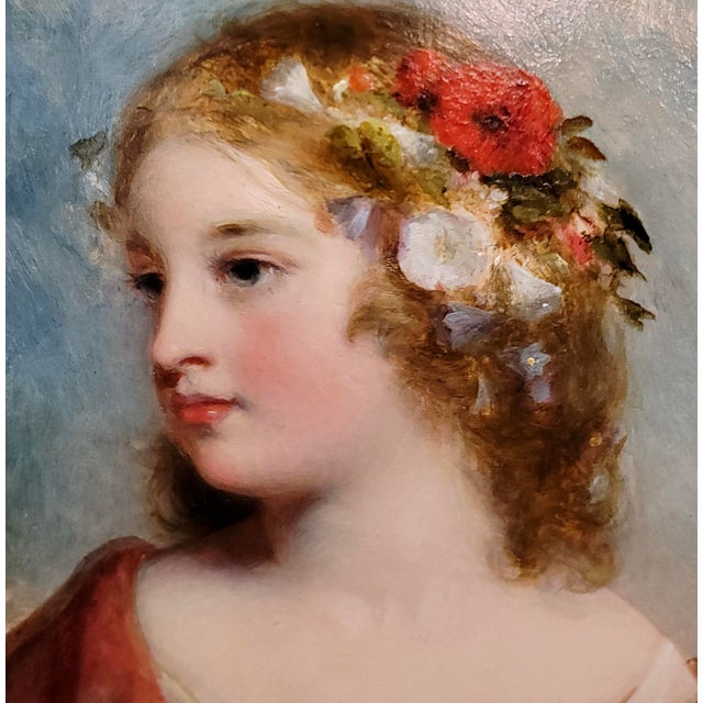 Charle Baxter-Portrait of a Young Girl W/Her Cavalier King Charles ...