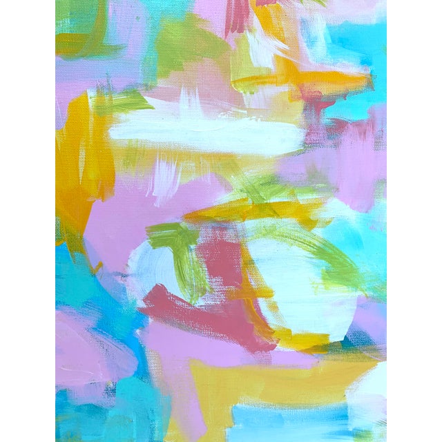 "Extended Vacation" Contemporary Abstract Expressionist Acrylic ...