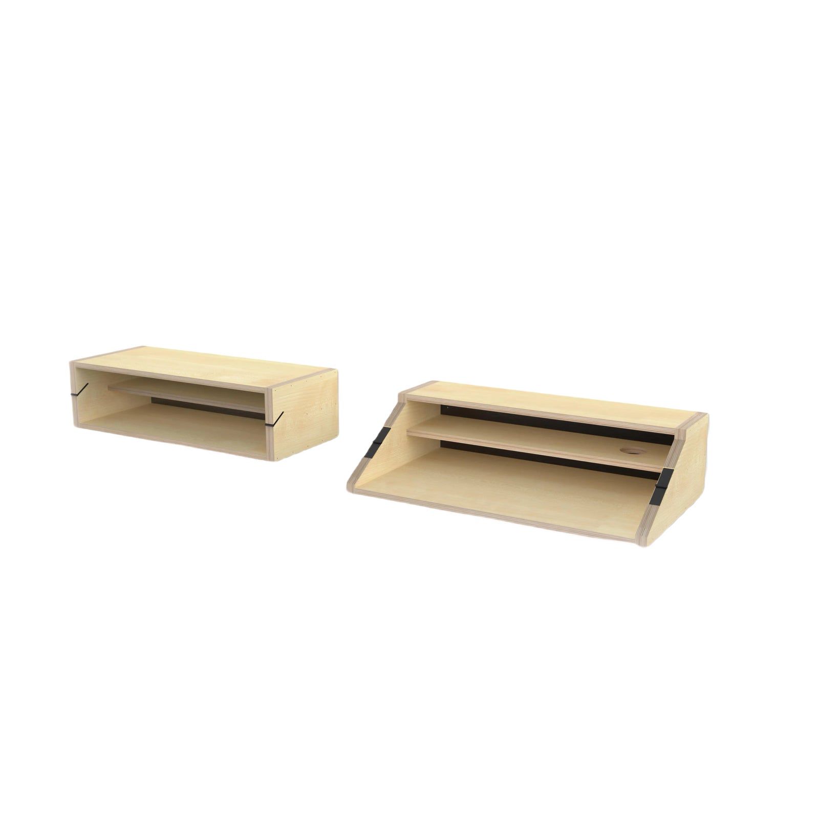 Wall-Mounted Drop-Down Bold Computer Desk from CRP.XPN | Chairish