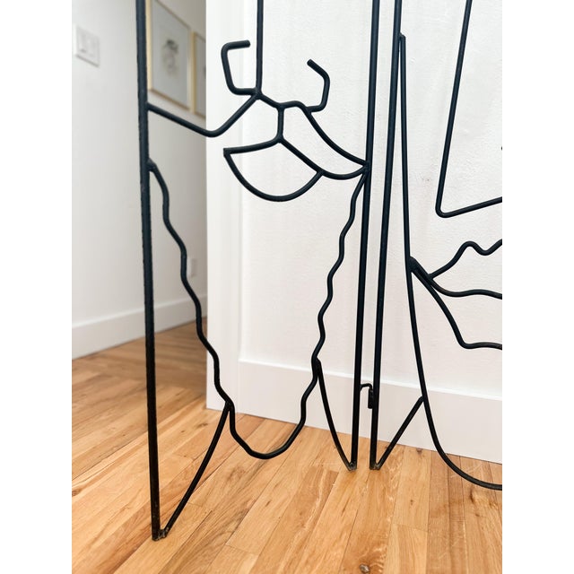 1970s Whimsical Sculptural Room Divider Screen in the Style of John ...