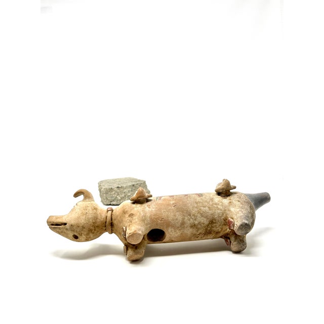 Vintage Handmade Musical Instrument in Dog Form | Chairish