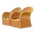 Vintage Coastal Henry Link Braided Rattan Lounge Chairs - a Pair | Chairish