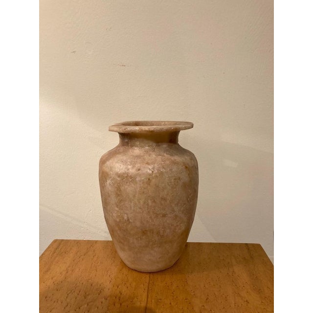 Grand Tour Egyptian Alabaster Jar | Chairish
