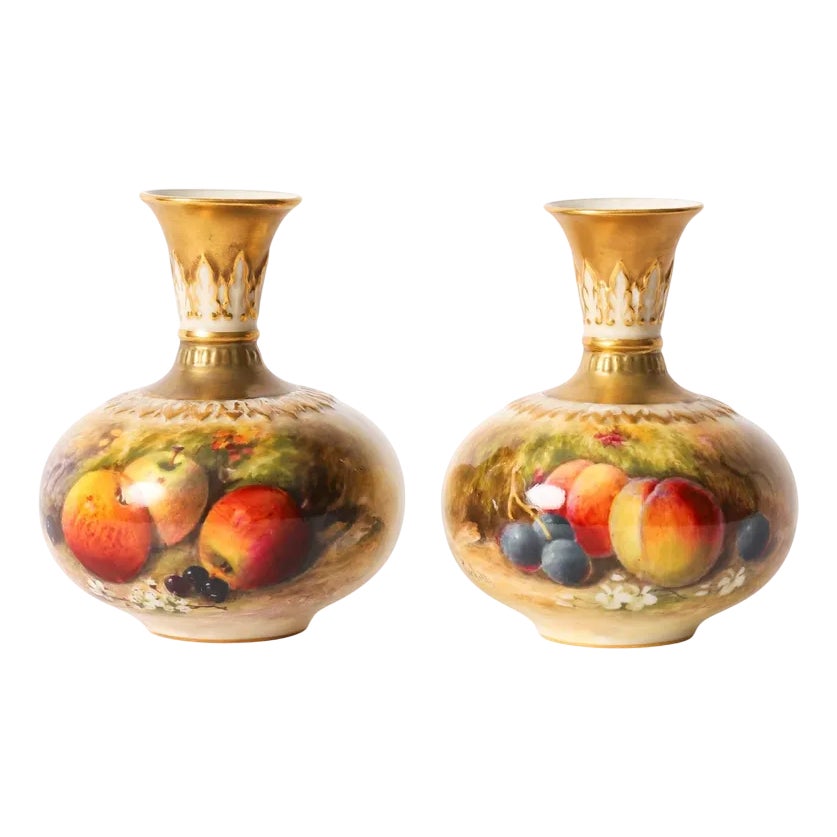 Miniature Vases by William Ricketts for Royal Worcester, 1920s, Set of ...
