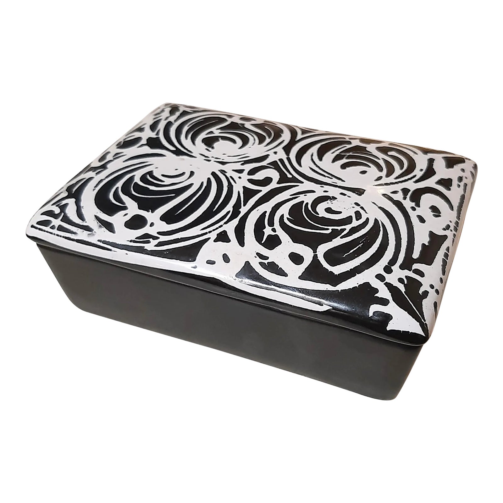 Italian Ceramic Box by Raymor | Chairish