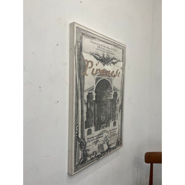 Original 1970s Framed Art Exhibition Poster, Giovanni Battista Piranesi ...