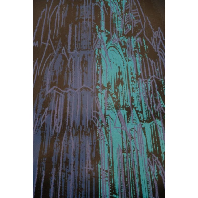 Andy Warhol, Cologne Cathedral (Blue), Lithograph | Chairish
