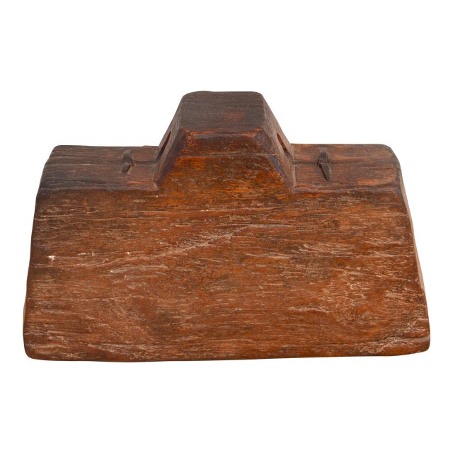 Antique Rustic Wood Cowbell From Nepal | Chairish