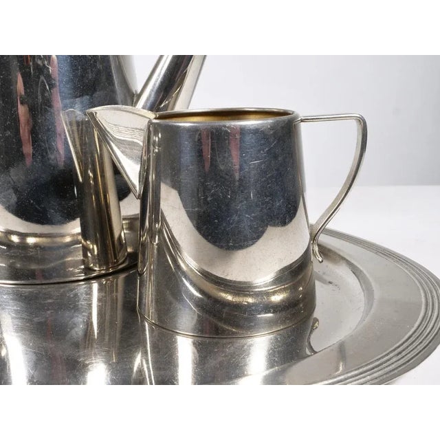Bauhaus Coffee Tea Service in Metal, 1920s, Set of 4 | Chairish