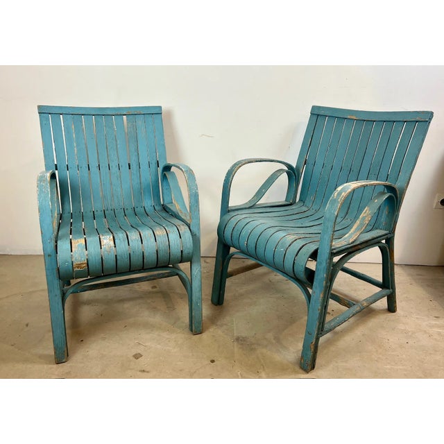 Vintage Garden Chairs, Set of 2 | Chairish