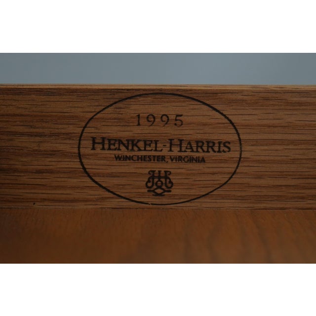 Henkel Harris Spnea Mahogany Slant Front Desk | Chairish