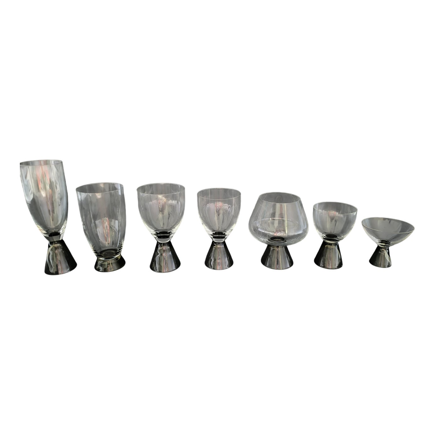Mid-Century Modern Fortuna Elsa-Fischer-Treyden Glasses from Rosenthal ...