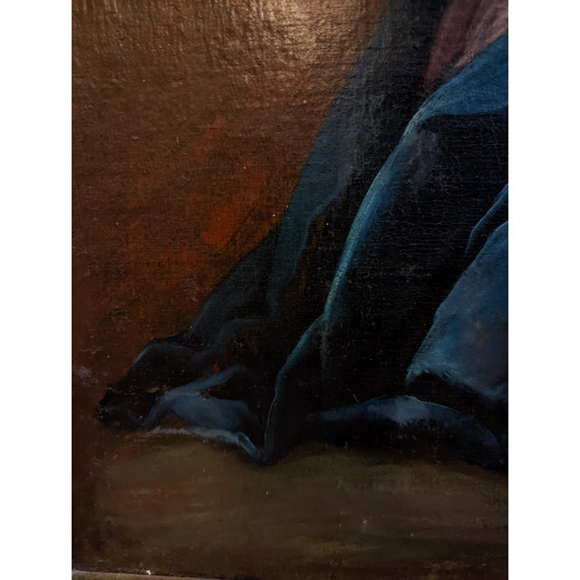 17th Century Antique Christ Praying in the Garden of Gethsemane Oil ...