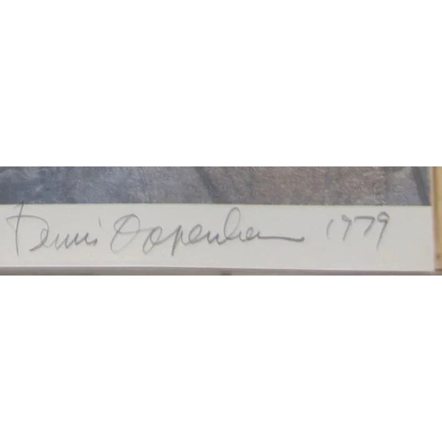 Dennis Oppenheim - Cobalt Vectors Lithograph | Chairish