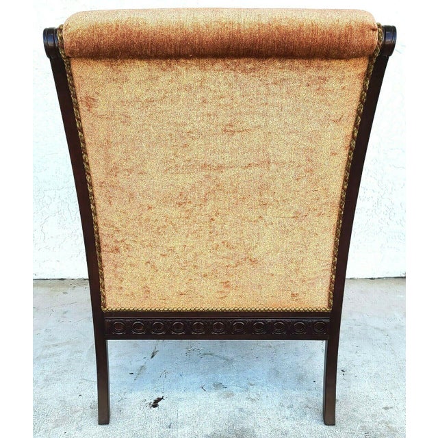 English Regency Scroll Armchair by Classics Furniture of North Carolina ...