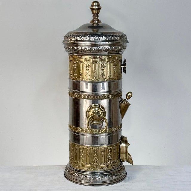 19th Century French Fancy Coffee Bean Dispenser | Chairish