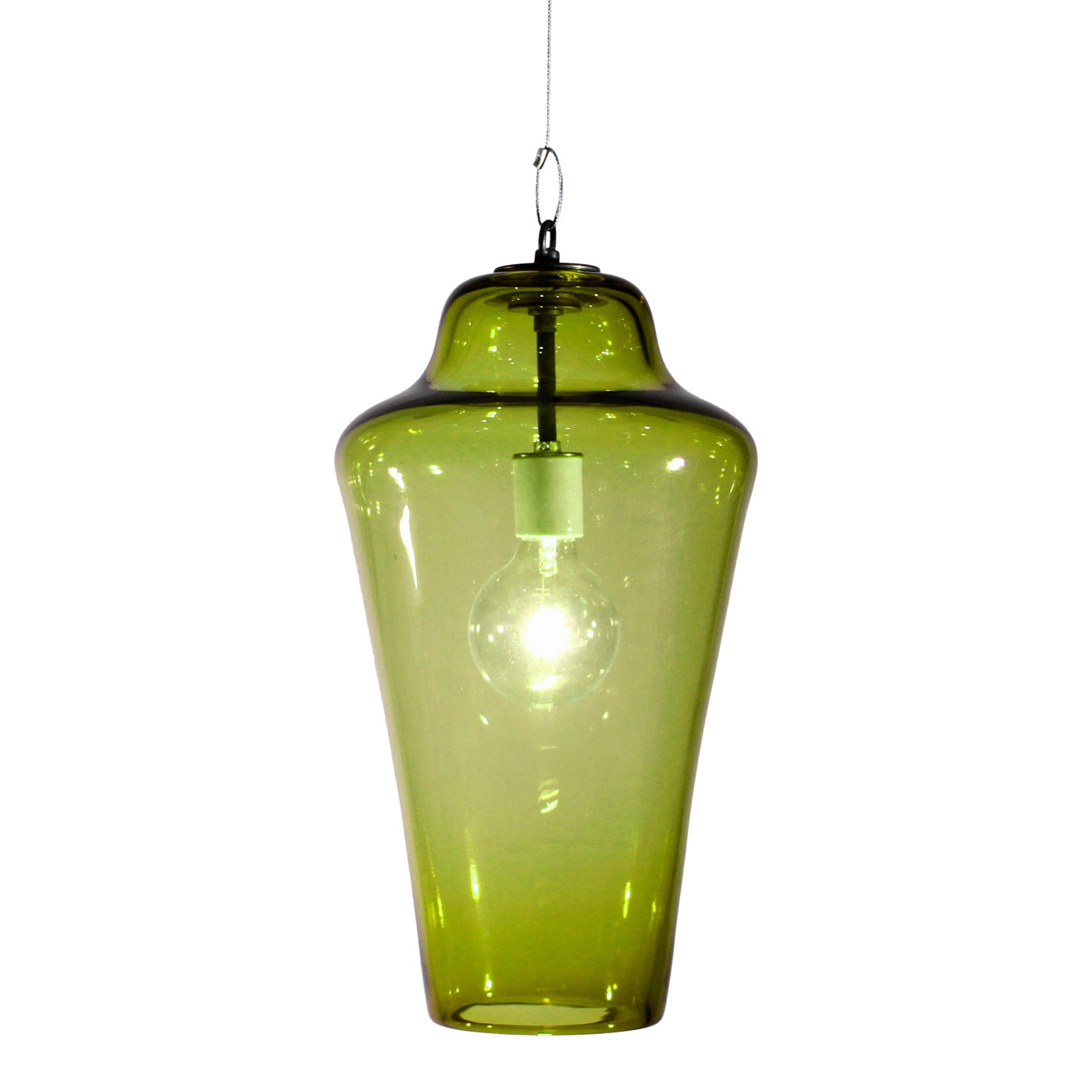 Lavra Pendant Light from the Versuvius Collection in Citron | Chairish