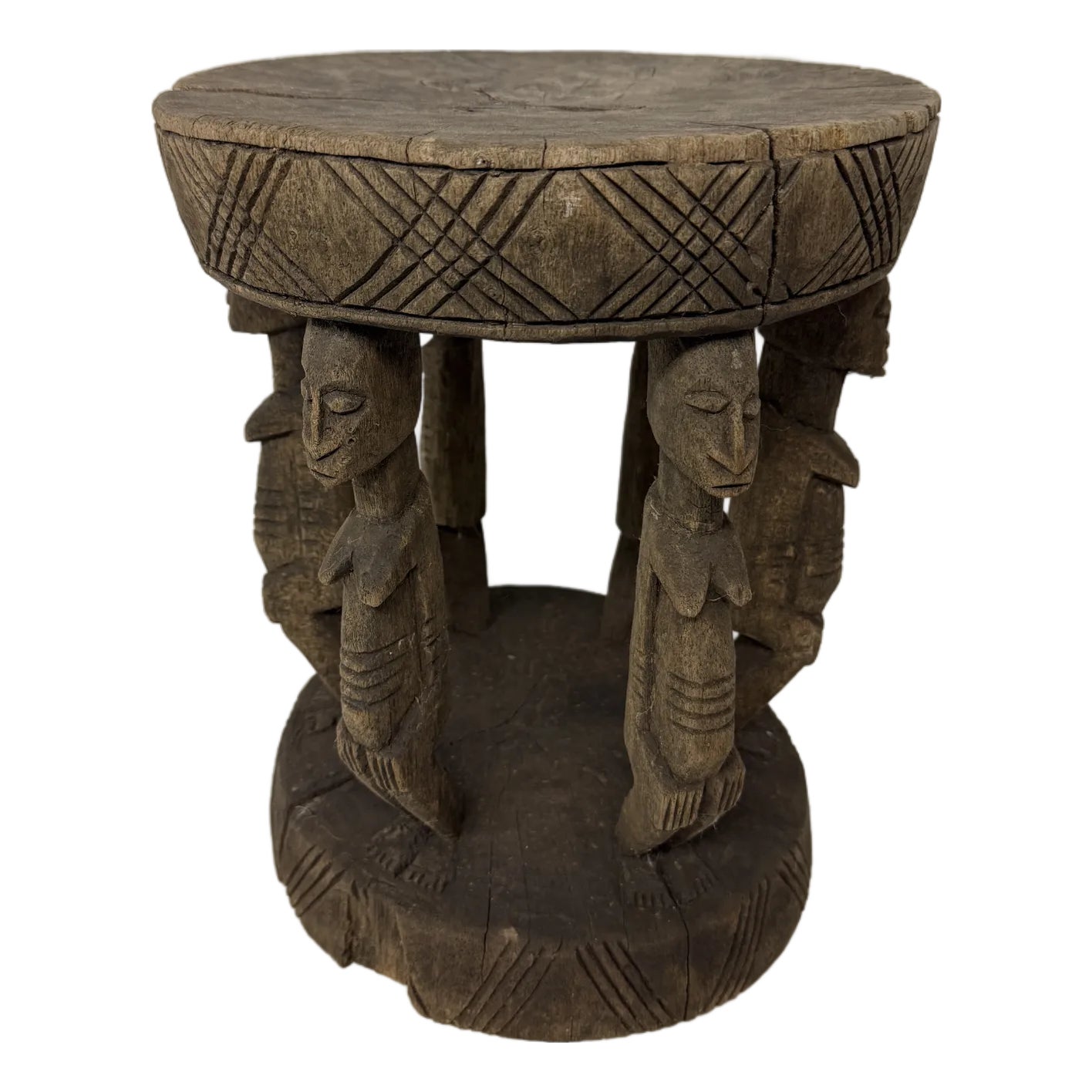 Circa 1920's Antique African Carved Stool From Dogon People of Mali ...