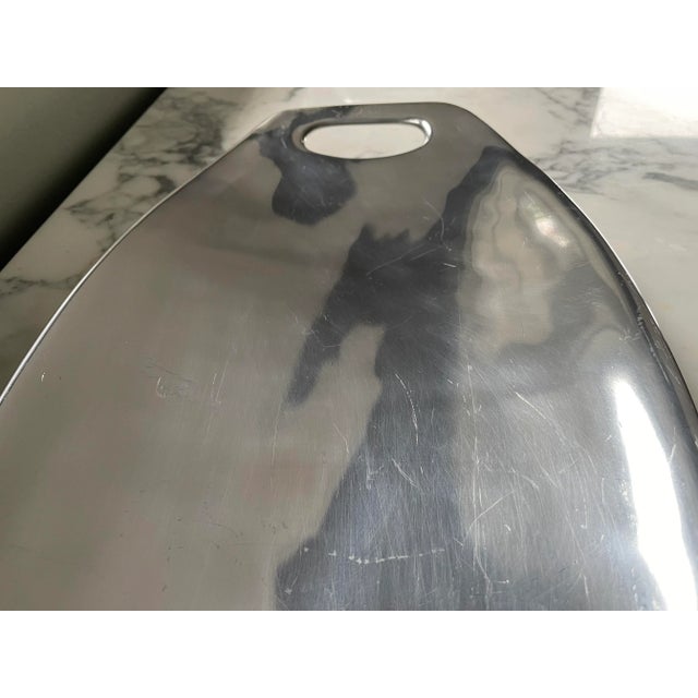 Vintage Nambe Handled Serving Tray | Chairish