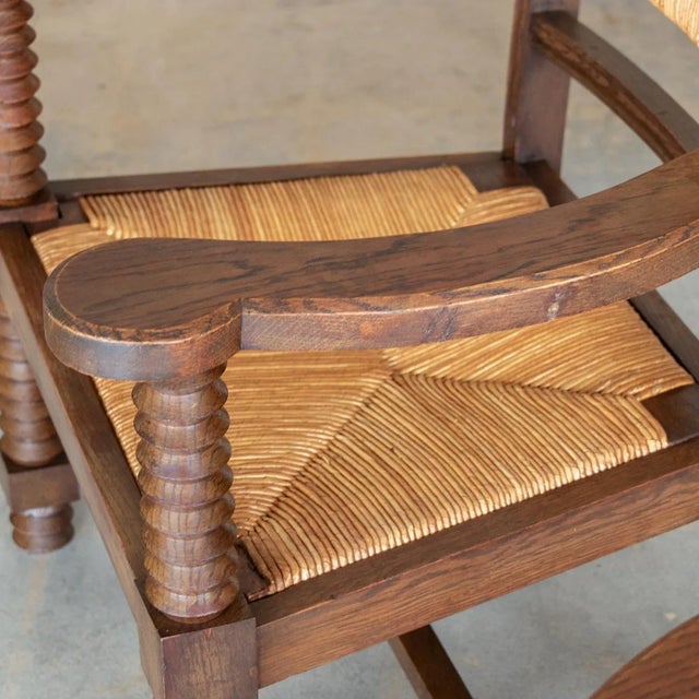 1940s Pair of Chairs Attributed to Charles Dudouyt | Chairish