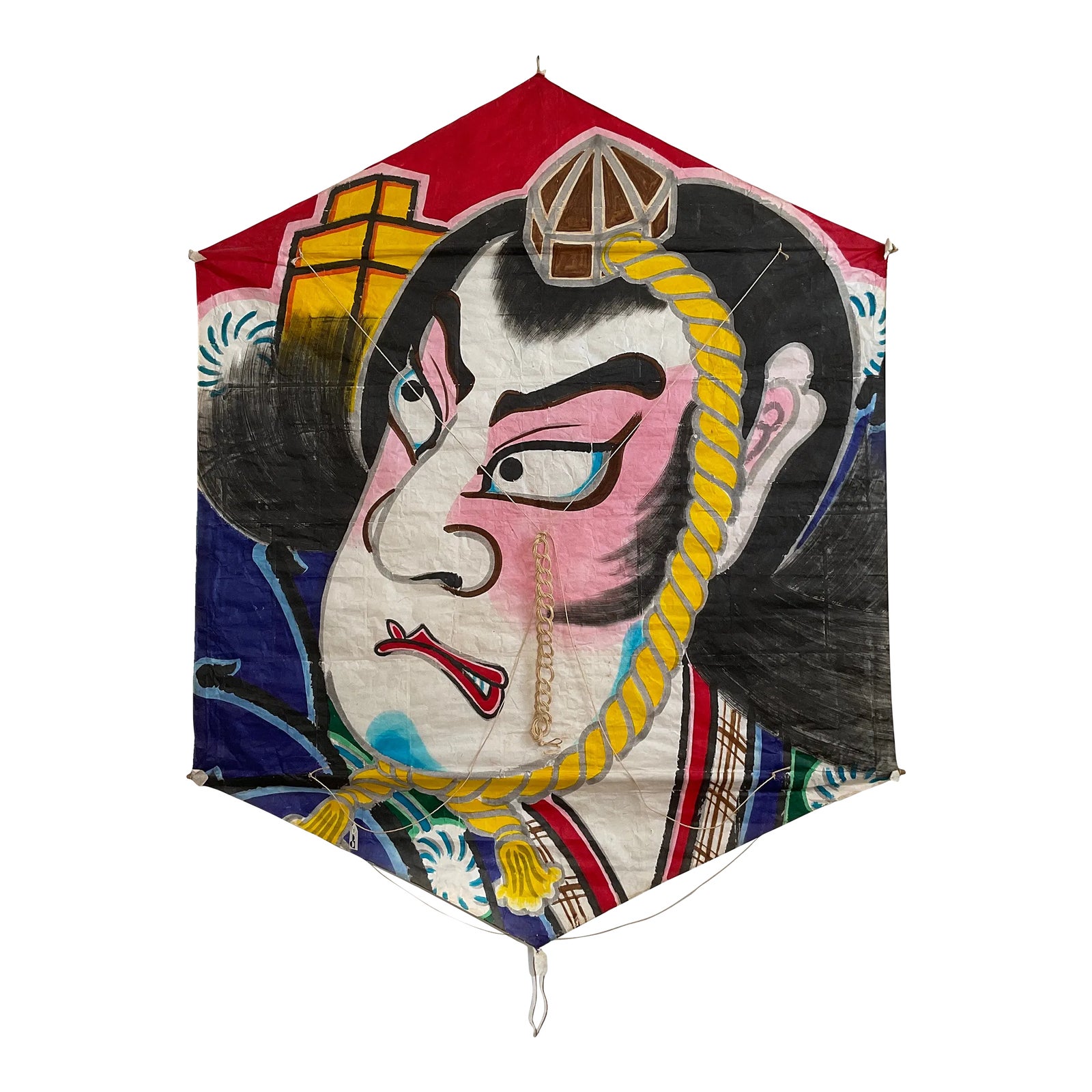 Vintage Japanese Fighting Kite | Chairish